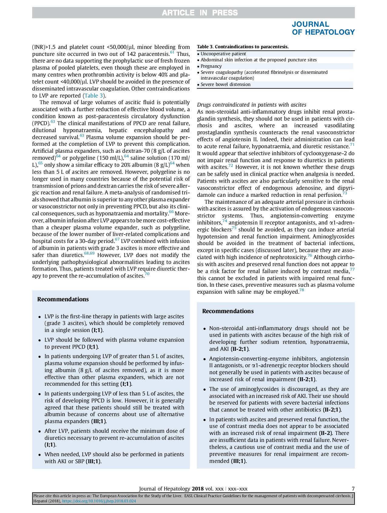 EASL Clinical Practice Guidelines for the management of patients with ...